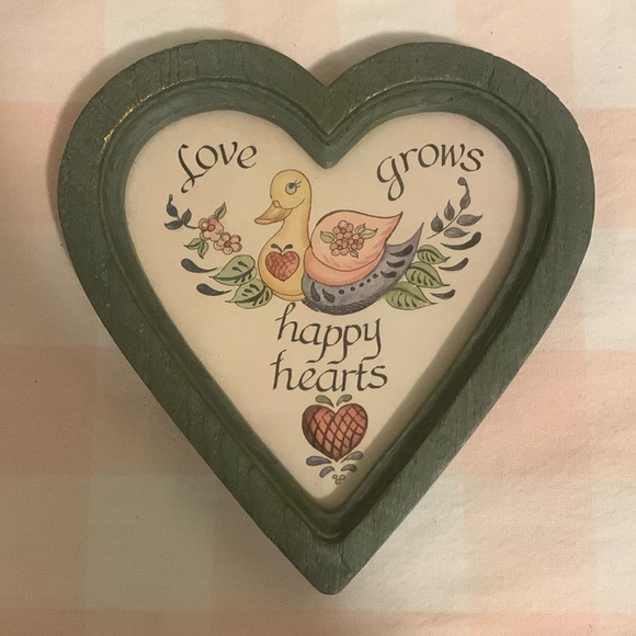 Wall Decor | Cottagecore Art Wall Hanging Heart Shaped Picture Retro ...